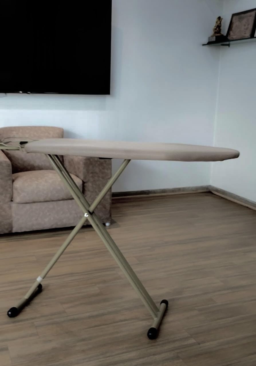 HAVAI Golden Iron Table for Ironing Clothes ? 3X Padding, Surface (97 x ...