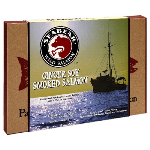 Amazon.com: Seabear Wild Salmon Ginger Soy Smoked Salmon Traditional ...