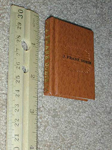 J. FRANK DOBIE BIOGRAPHY (Signed): Dobie, J. Frank). Poska, Valentine J ...