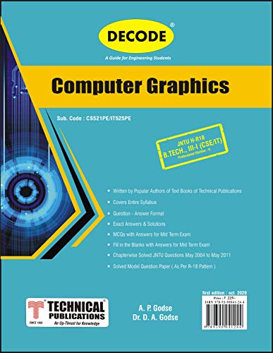 Computer Graphics for JNTU-H 18 Course (III - I - CSE/IT/Prof. Elective-II - CS521PE) – 2020 ...