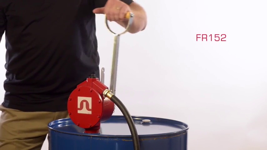 Watch Fill-Rite FR112 Rotary Vane Hand Pump with Discharge Hose, Nozzle ...