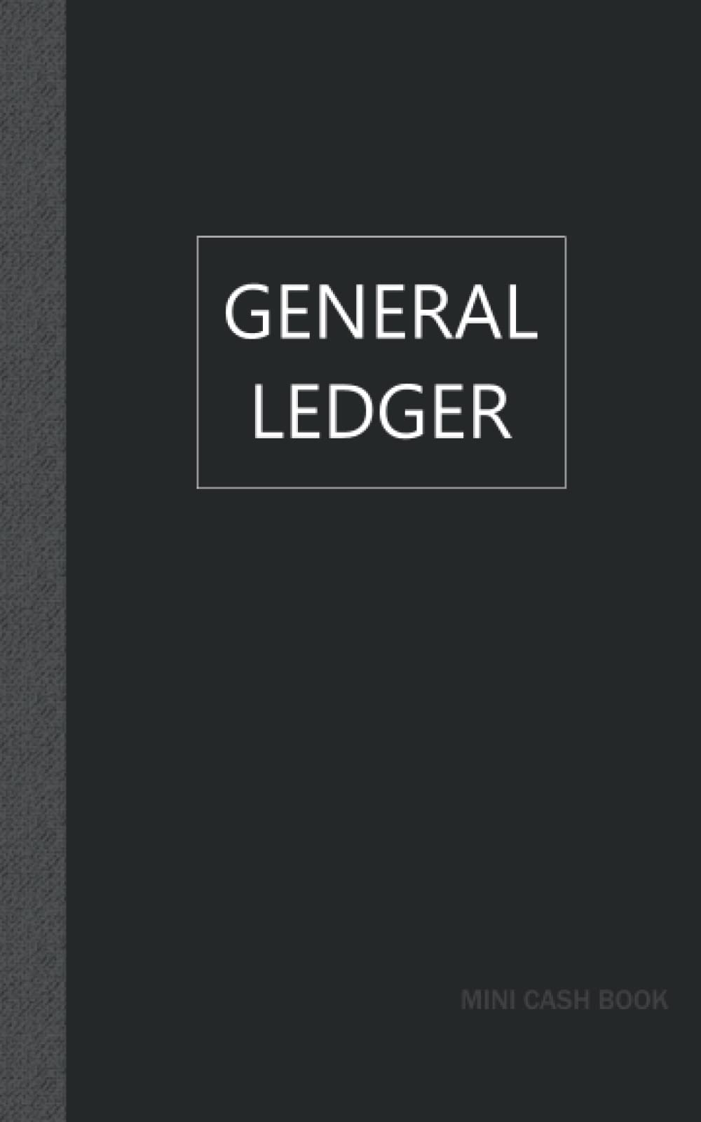 Amazon.com: General Ledger Mini Cash Book: Small Ledger Book, 120 pages ...