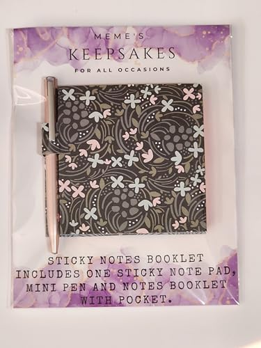 Amazon.com: Reusable Sticky Notes Booklet with Pocket, Mini Pen ...