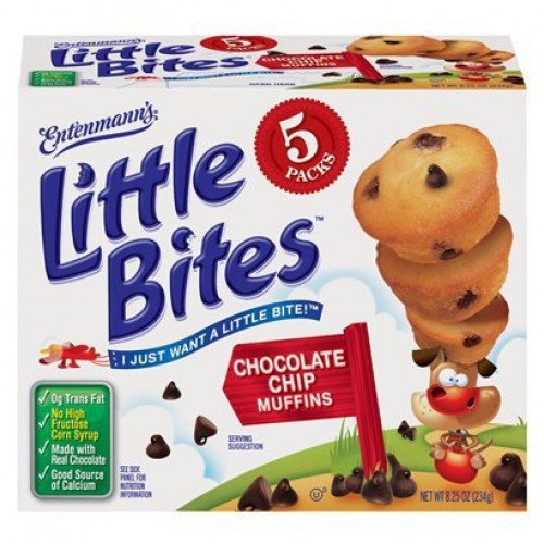 Amazon.com : Entenmann's Little Bites Chocolate Chip Muffins, 20 Pouch ...