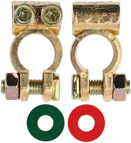 Amazon.com: Battery Terminal Connector Pure Brass Truck Car Auto ...