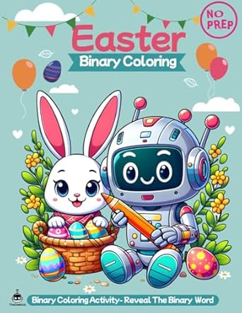 Easter Day Binary Coloring: My First Binary Code Coloring Game for Kids ...