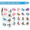 Amazon.com: Hohamn 600 Pcs Bird Stickers for Kids Teachers 1.5 Inch 16 ...
