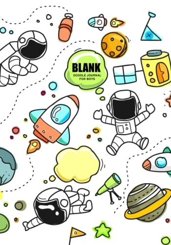 Blank Doodle Journal For Boys: Notebook Í Diary | Sketchbook | plain ...