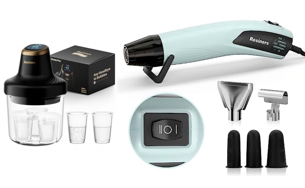 Amazon.com: Resiners Heat Gun & Resiners Resin Bubble Remover Airless ...