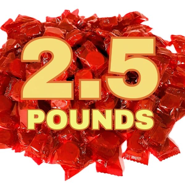 Amazon.com: Cinnamon Discs 2.5 Pounds Bulk-Hard Candy-Individually ...