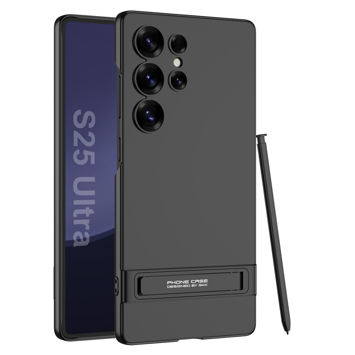 Amazon.com: NINKI for Samsung Galaxy S25 Ultra Case Slim with Kickstand,3-Way Stand Case for ...