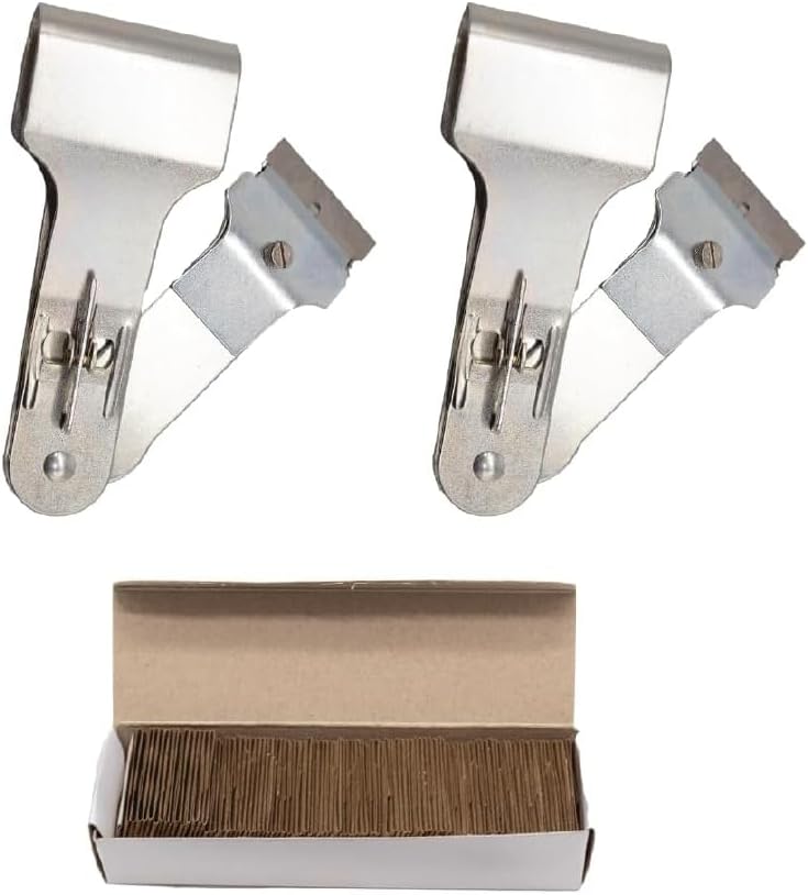 3-Way Position Adjustable Scraper Tool 8”, Sticker Adhesive Remover (2 ...