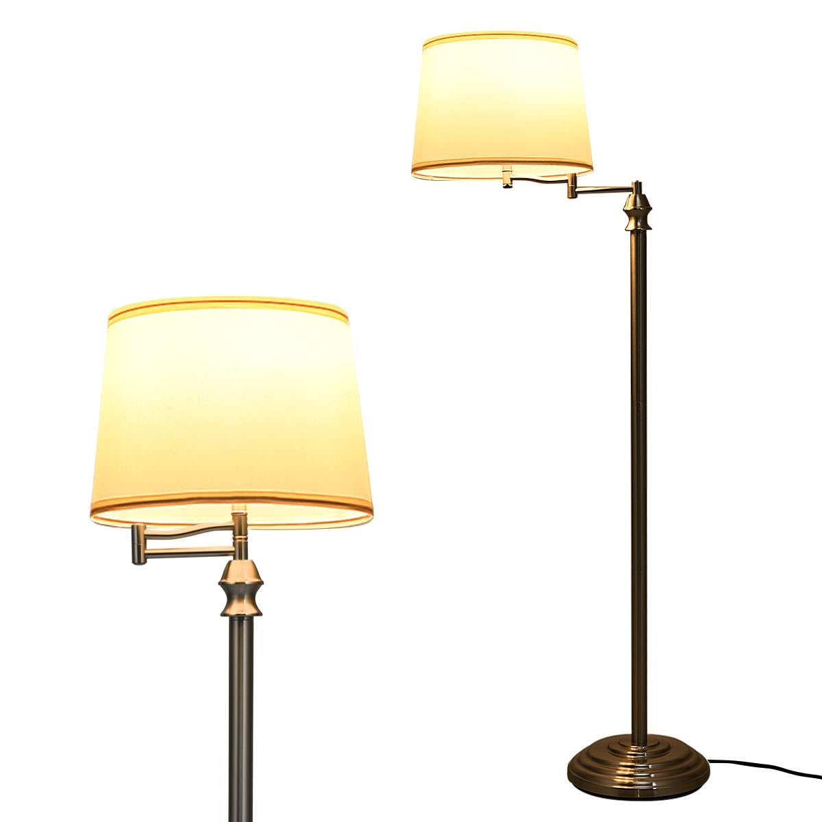 GiantexUK Floor Lamp, Standing Corner Lamp with 350° Swing Arm, TC ...