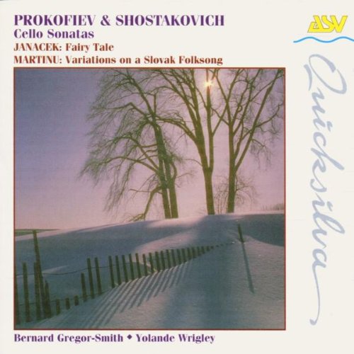 Shostakovich, Prokofiev, Gregor-Smith, Wrigley - Cello Sonatas - Amazon ...