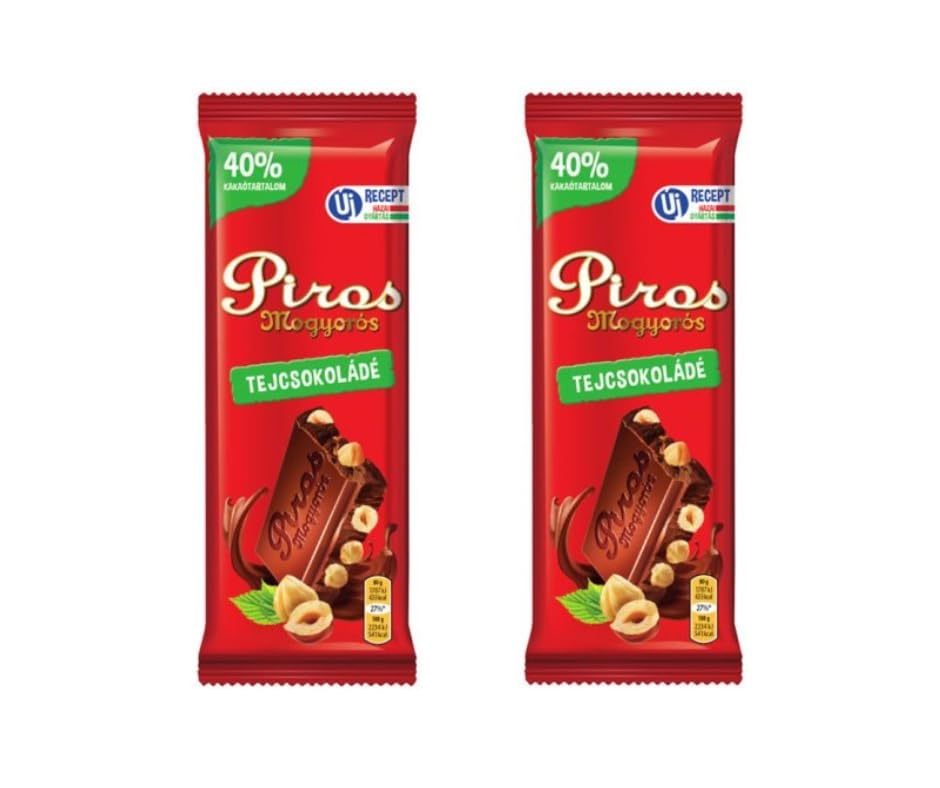 Old-School Hungarian Sweets (Piros Mogyoros Red Hazelnut Milk Chocolate ...