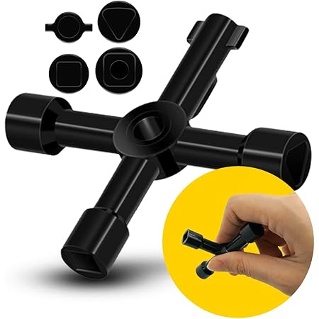 Meter Box Key Gas Key Meter Key 4-Way Multi-Functional Utilities Key ...