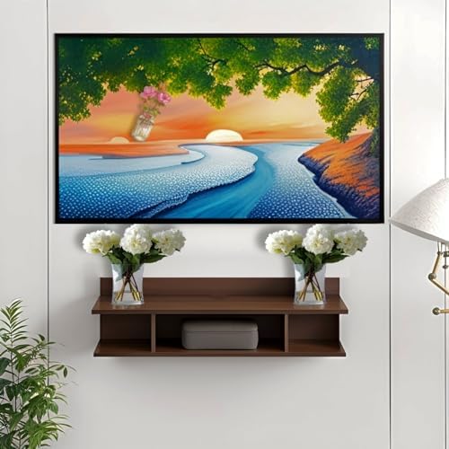 Dime Store Engineered Wood Setup Box Stand | Set Top Box Stand Wall ...