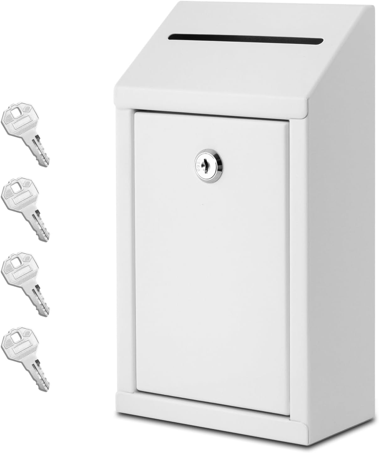 Amazon.com : KYODOLED Donation Box with Slot, Wall Mount Money Cash ...