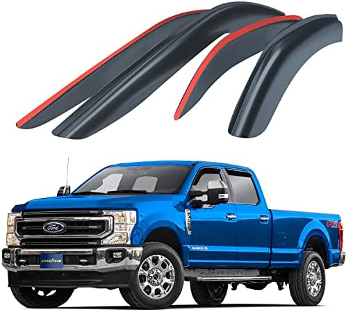 Amazon.com: Goodyear Shatterproof Window Deflectors for Ford F250 to ...