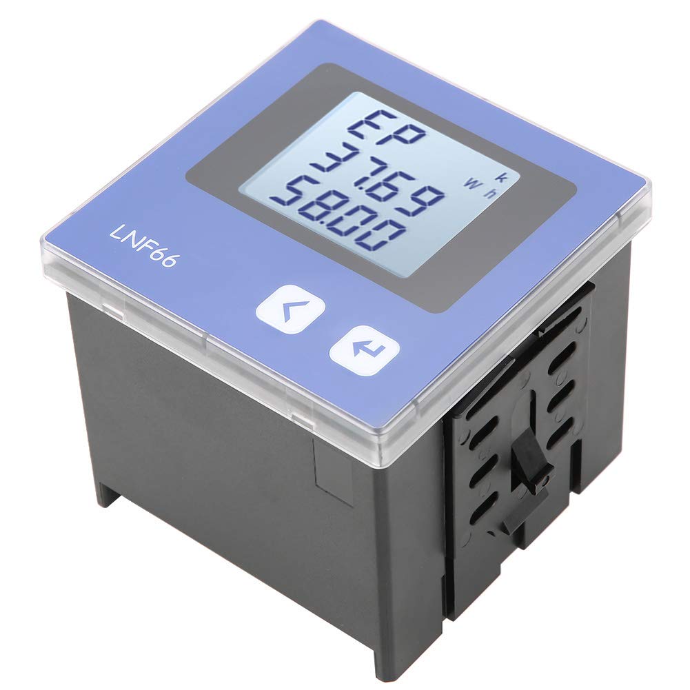 Buy Current Ammeter Power Meter Digital Ammeter Panel, LNF66 3 Phase ...
