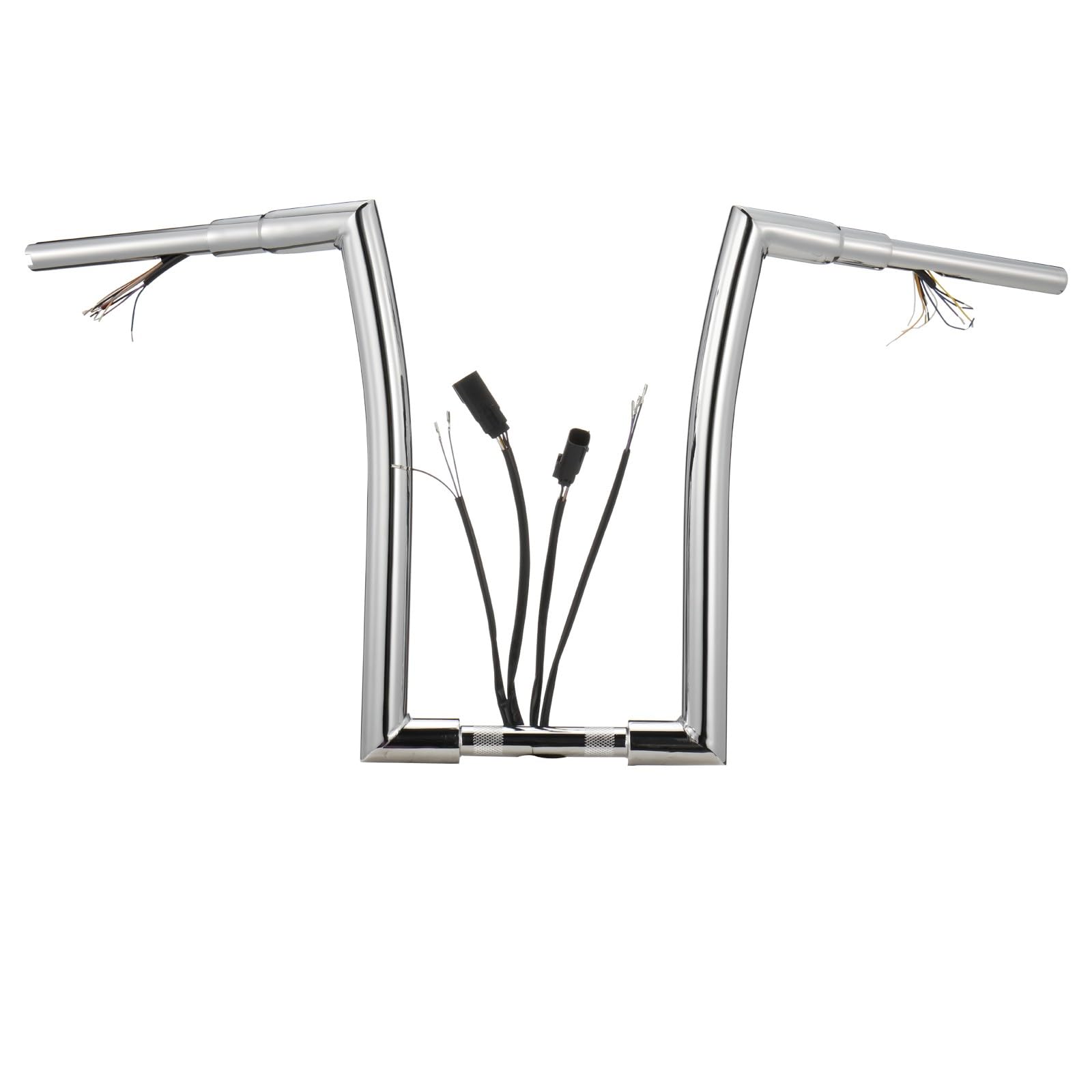 Snapklik.com : 16" Rise Prewired Handlebars For Harley 2007-2014 ...