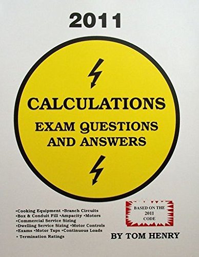 Amazon.com: 2011 Calculations for the Exam: 9780980178753: Tom Henry: Books
