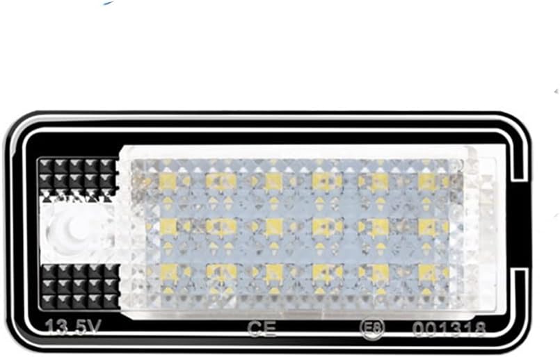 License Number Plate Light, 2PCS Rear Number Plate 12V 6500K LED ...