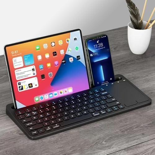 Coverzone Şarjlı Bluetooth TouchPad Klavye Dual Bağlantı iPad Pro ile ...