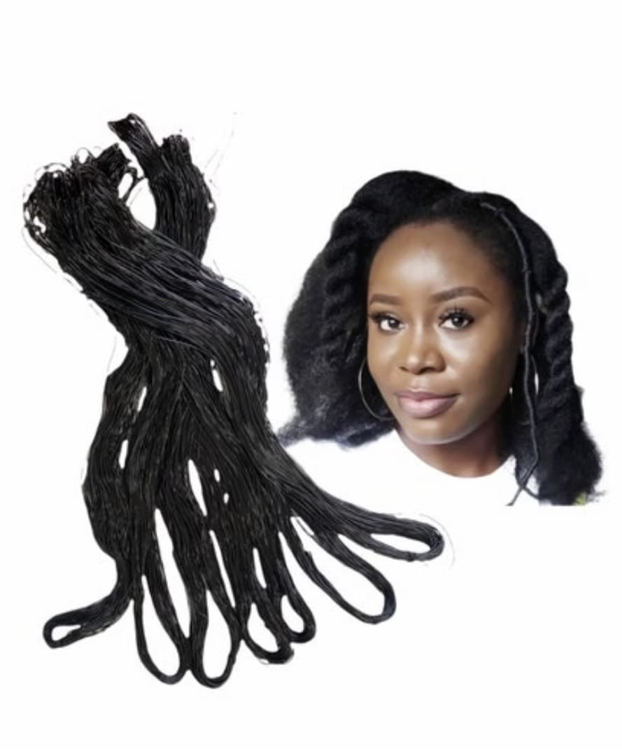Amazon.com : MAIN FARMERS MARKET African Rubber Hair Threading For ...