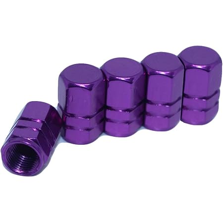 Amazon.com: Mavota 4 PCS Style Polished Aluminum Chrome Tire Valve Stem ...