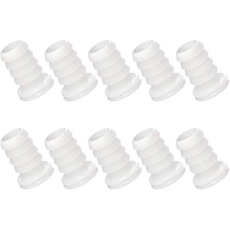 Quickun Plastic 3/8" Pex Barb Plug End Cap Pipe Crimp Fitting, Pack of ...