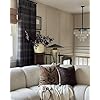Amazon.com: TWOPAGES Pinch Pleat Plaid Curtain 84 Inch Long Light ...