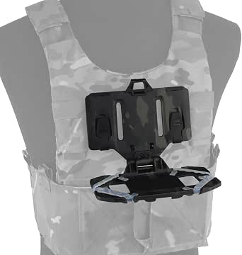 Amazon.com : GYDEHUTJ MOLLE Chest Cell Phone Holder,Tactical Map Case ...