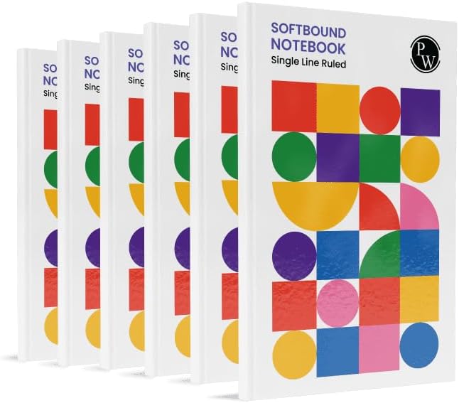 PW Physics Wallah Softbound Notebooks 256 Pages Set of 6 : Amazon.in ...