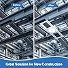 24 Pack LED Recessed Light Mounting Plate, New Construction Rough-in ...