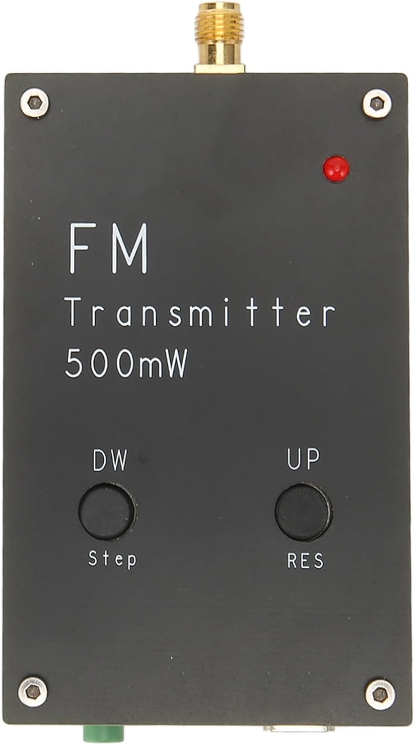 Amazon.com: Fm Transmitter Stereo Transmitter, 500mW FM Transmitter 88 ...