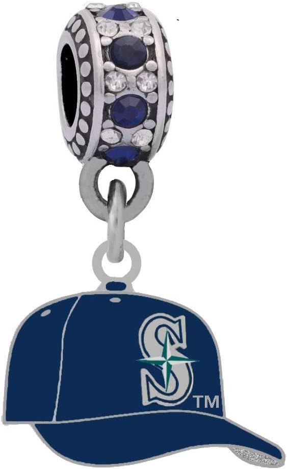Amazon.com: Seattle Mariners Logo Charm Compatible With Pandora Style ...