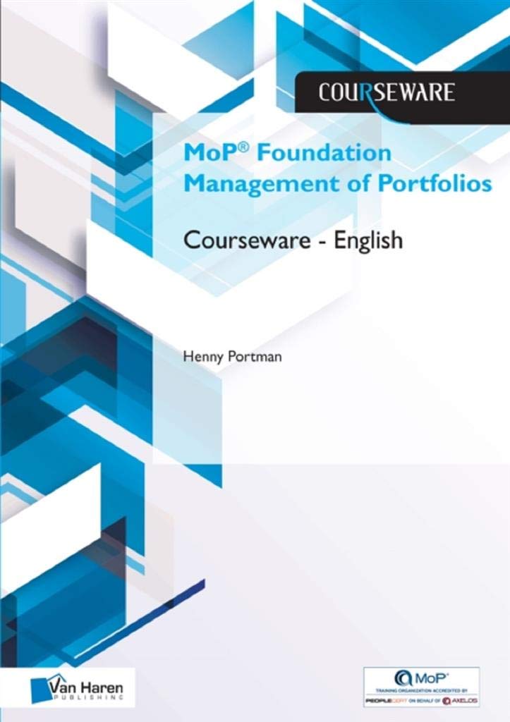 Amazon.com: MoP(R) Foundation Management of Portfolios Courseware ...