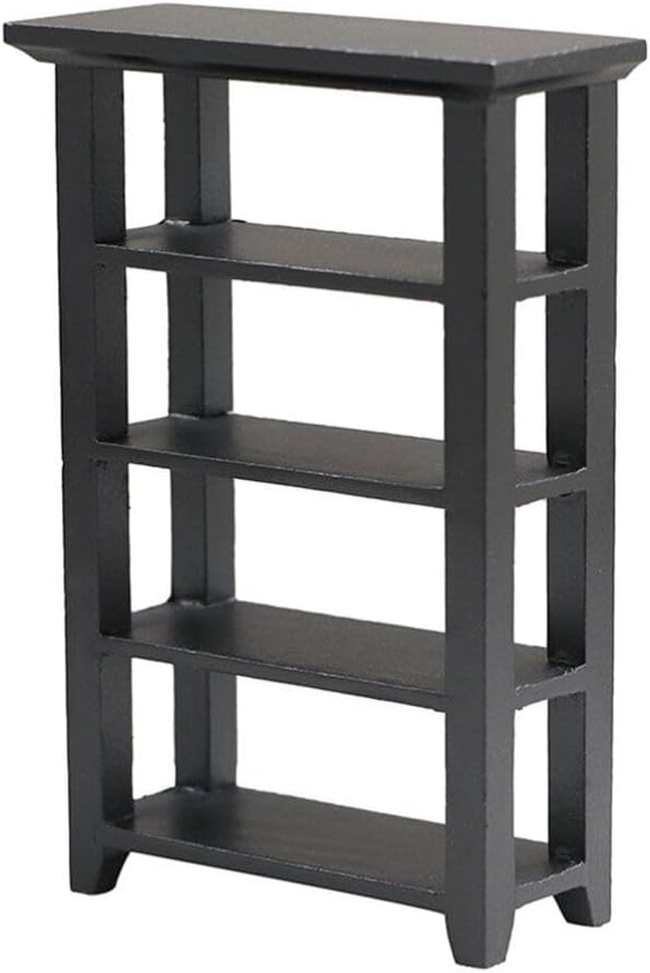 jojofuny Miniature Model Bookcase, Mini House Bookcase, Mini Furniture ...