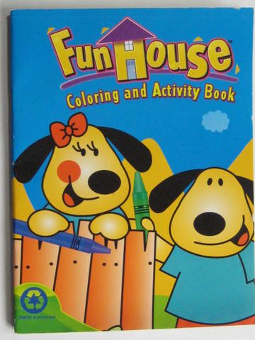 FunHouse Coloring & Activity Book ~ Two Dogs & Fence: 9780766629318 ...