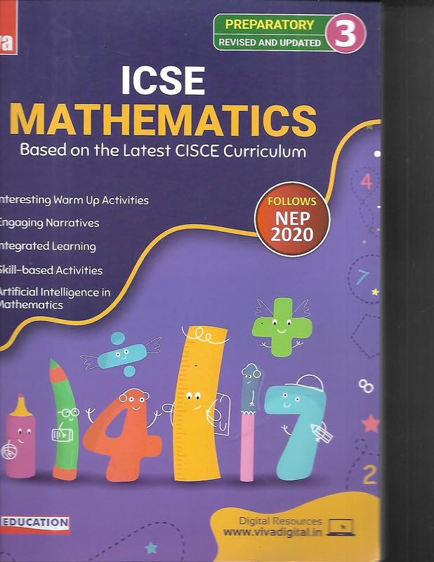Amazon.in: Buy Viva ICSE MATHEMATICS, 2024 , BOOK 3 Book Online at Low ...