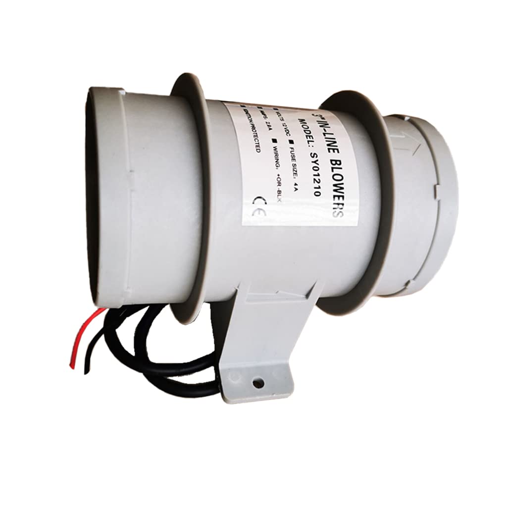 Buy 3Inch 12V Multipurpose Air Vent Ventilation Exhaust Fan for ...