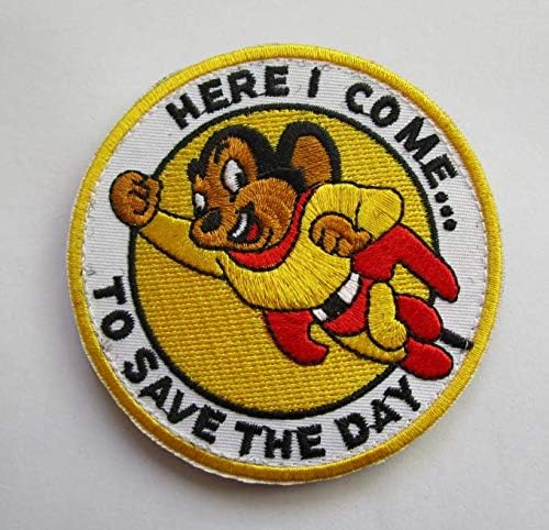 Amazon.com: Mighty Mouse "Here I Come to Save The Day" Military Patch ...