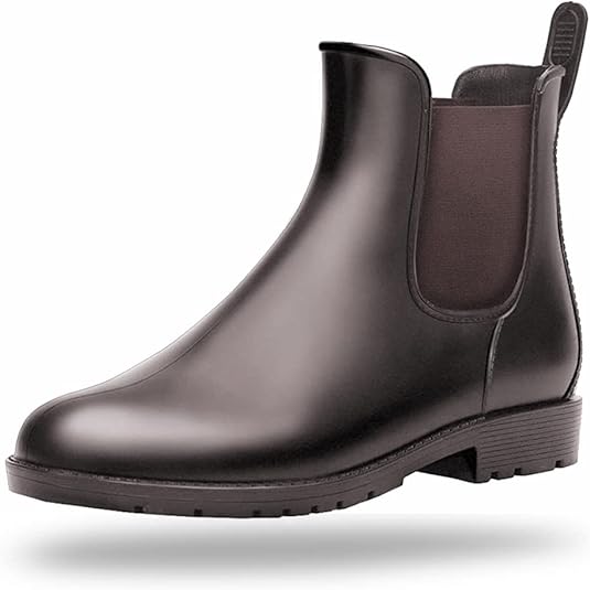 Amazon.com | Women Rain boots Waterproof Ankle Garden Shoes Anti-slip ...