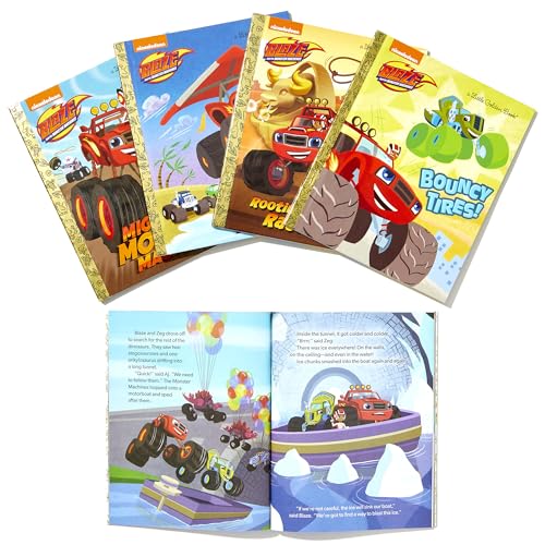 Snapklik.com : Blaze And The Monster Machines Little Golden Book Library