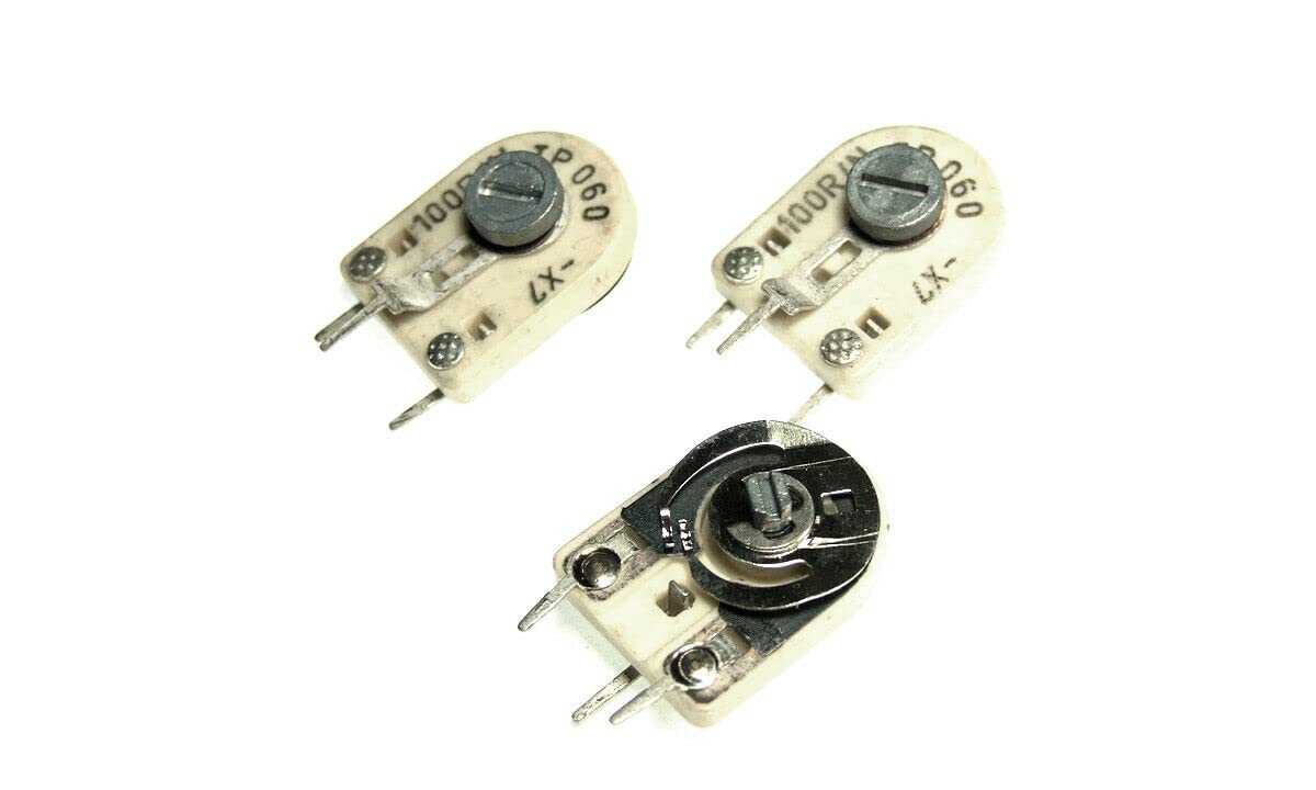 100 Ohm Trimpot Potentiometer Vertical Cermet Trimmer Tesla TP060 100R ...
