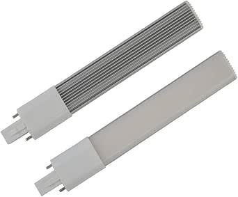 LTTW 6W G23 Lamp 2 Pins Base,PL Horizontal Recessed G23 Bulb Daylight ...