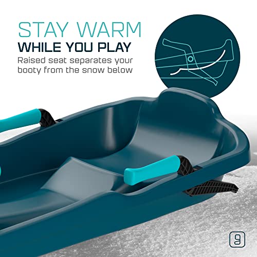 Snapklik.com : Nebula Snow Sleds For Kids - Toboggan Sled, Durable ...