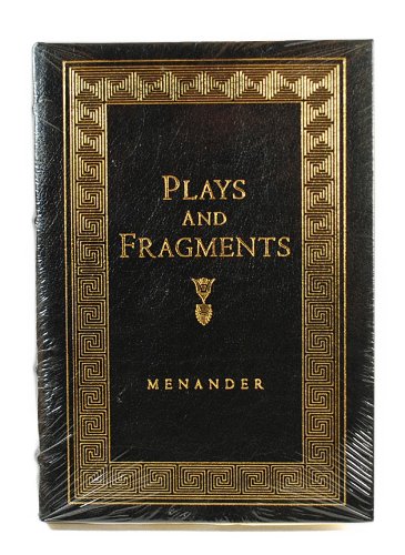 PLAYS AND FRAGMENTS.: MENANDER. Translated with an Introduction by ...
