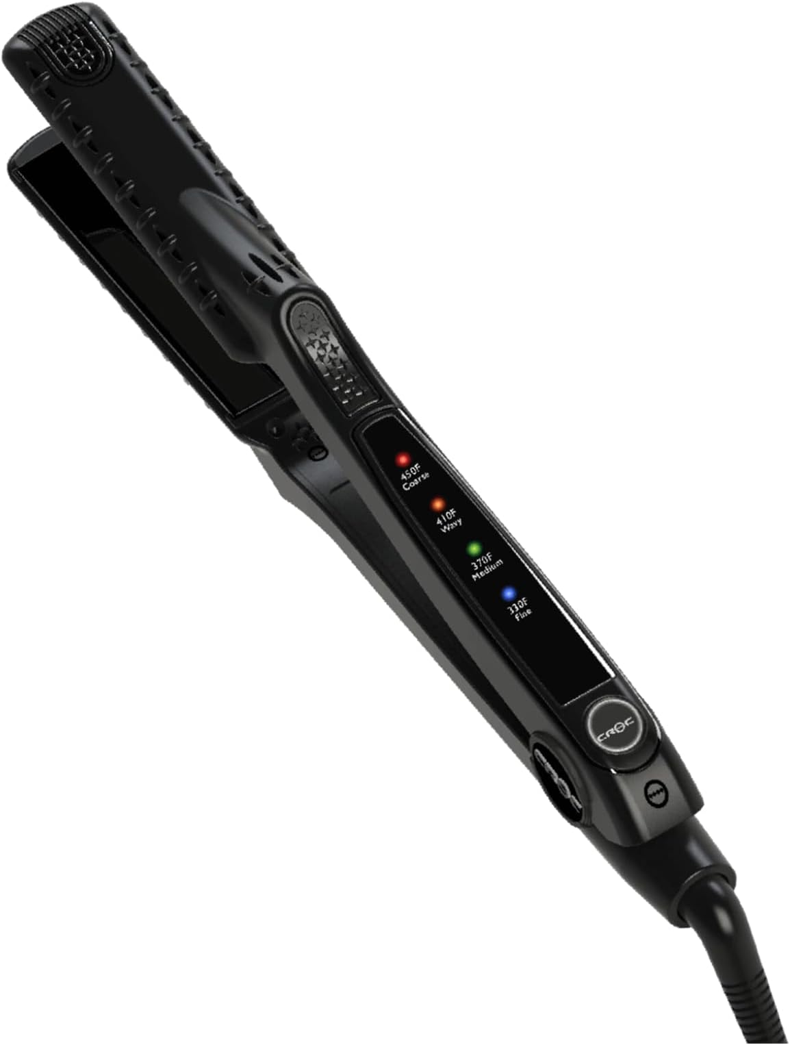 Amazon.com : CROC Led Black Titanium Flat Iron 1 Inch : Beauty ...